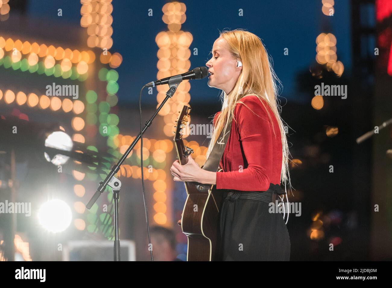 Copenhagen, Denmark 17th, June 2022. The Danish singer, musician and ...