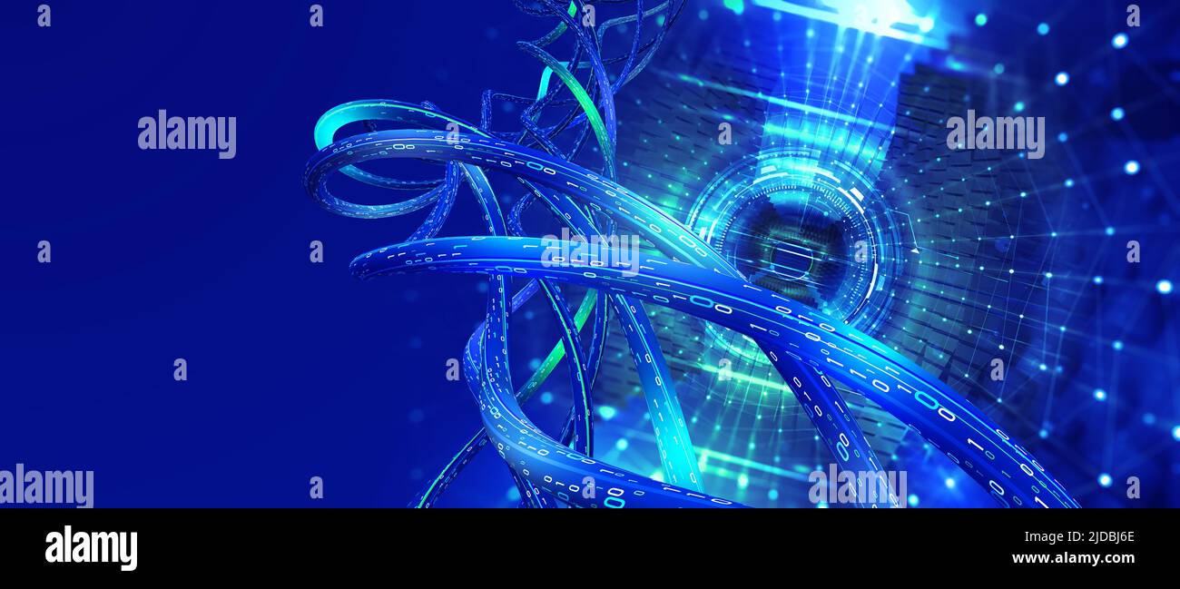 Cyber flow in digital databases. Big data analysis in high-tech ...