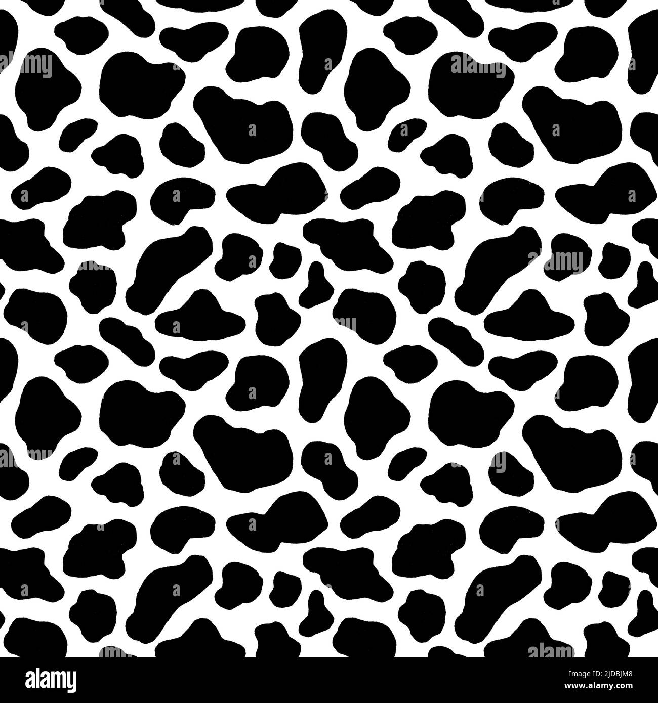 Cow hide seamless pattern. Holstein cattle texture. Cow skin pattern ...