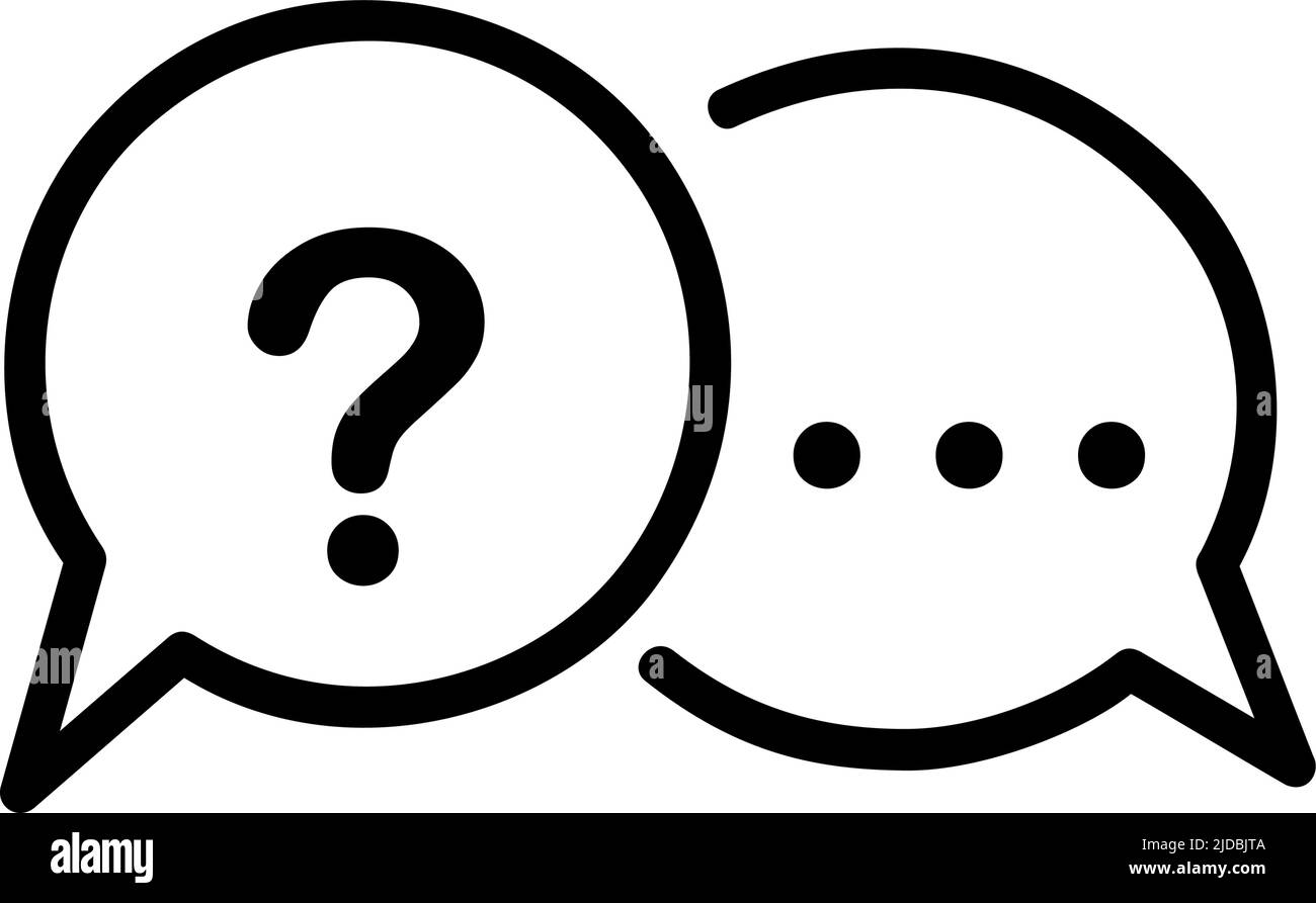 White question mark Stock Vector Images - Alamy