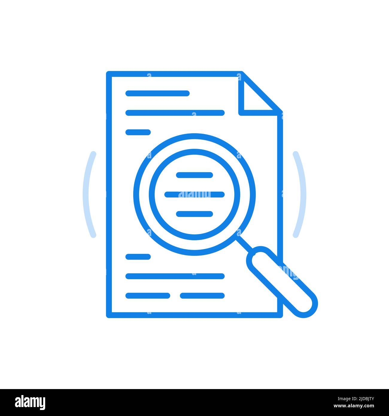 Careful examination Stock Vector Images - Alamy