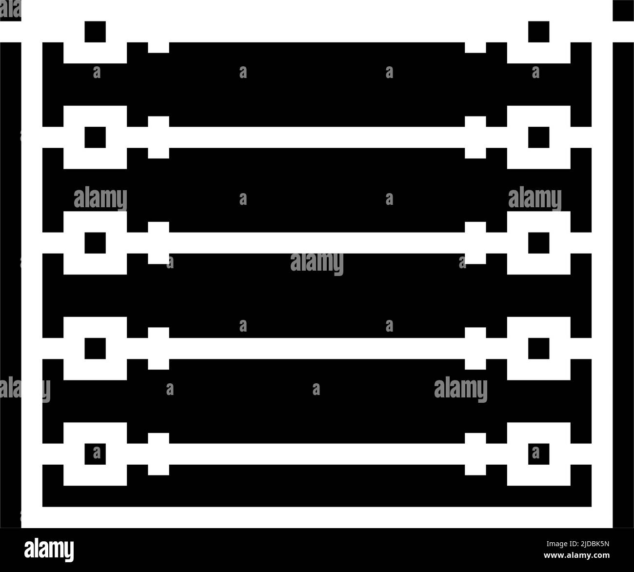 power fence glyph icon vector illustration Stock Vector Image & Art - Alamy