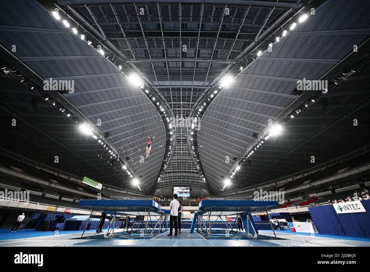 Tokyo Metropolitan Gymnasium, Tokyo, Japan. 17th June, 2022. General ...