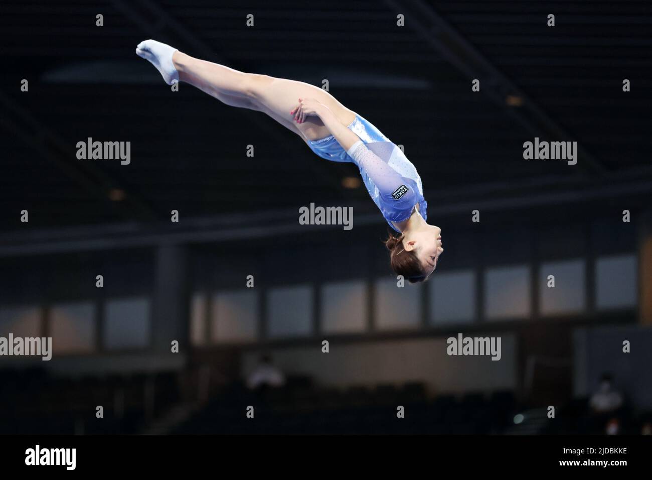 Tokyo, Japan. 18th June, 2022. Hikaru Mori Trampoline : The Japanese ...