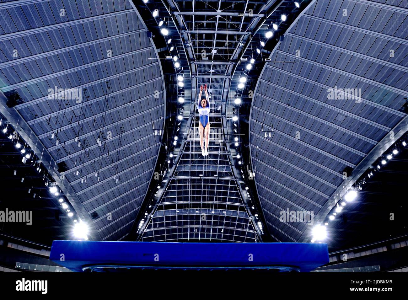Tokyo, Japan. 17th June, 2022. Hikaru Mori Trampoline : The Japanese ...