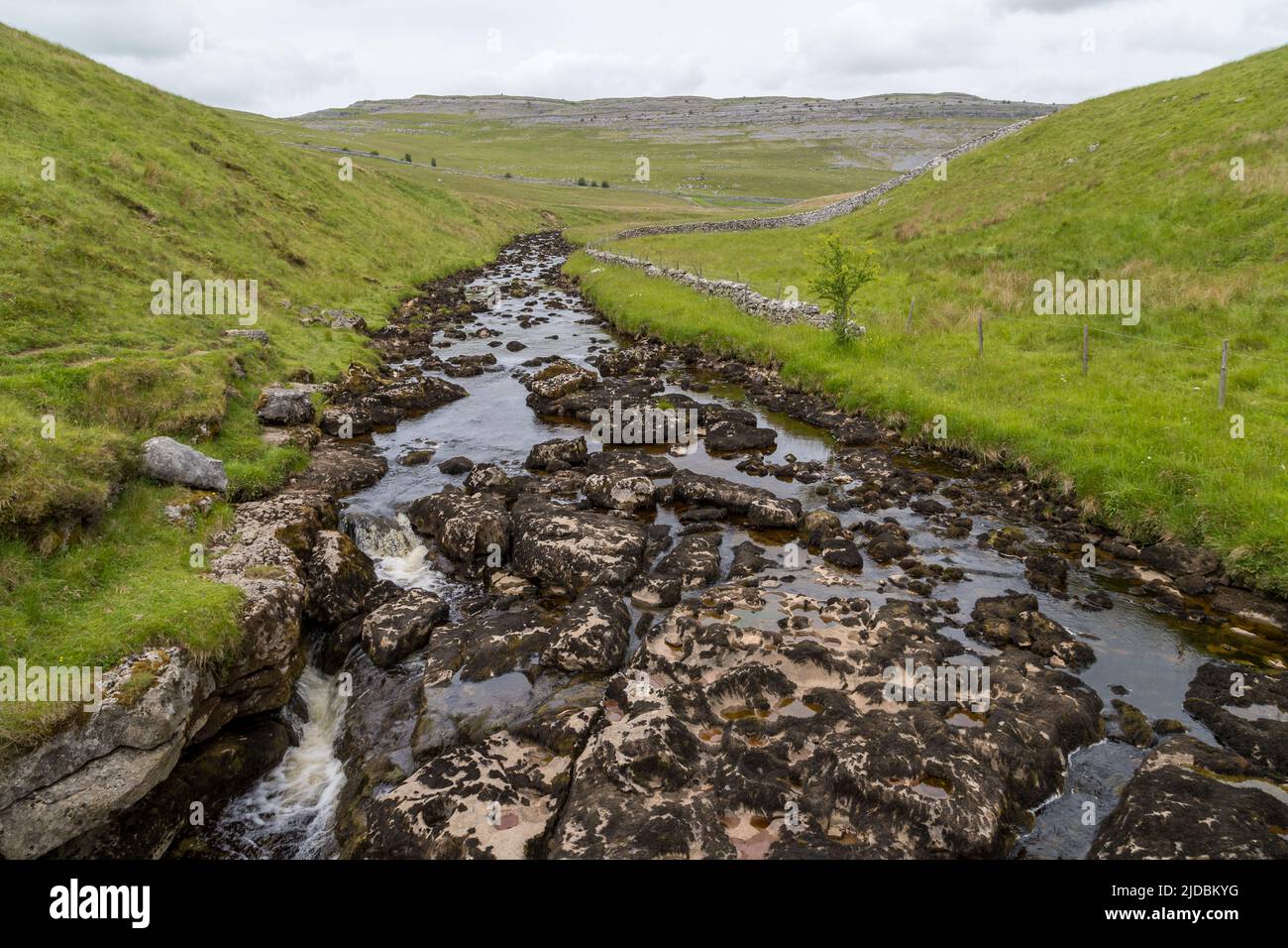River Twiss flowing into Raven Ray on the Ingelton Waterfalls Trail in ...