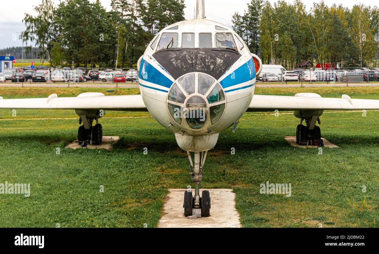 TU-134 A Soviet aircraft airplane model Stock Photo - Alamy