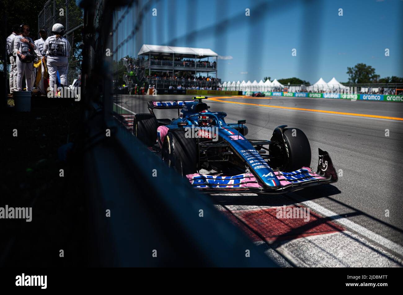 Montreal, Canada. 19th June, 2022. Esteban Ocon (FRA) Alpine F1 Team A522. 19.06.2022. Formula 1 ...