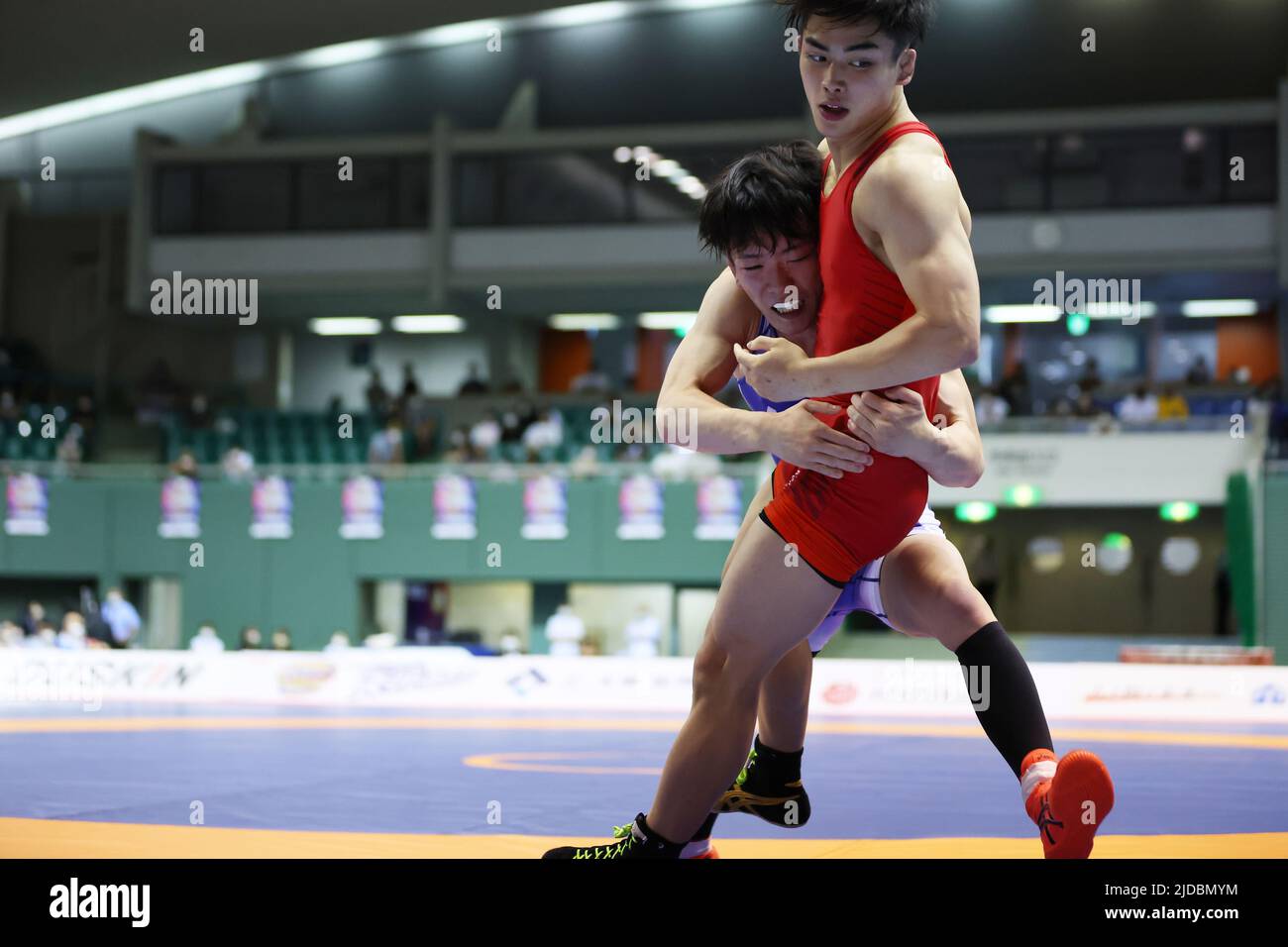 (L to R) Ken Matsui, Yu Shiotani, JUNE 18, 2022 - Wrestling : Meiji Cup All Japan Selection ...