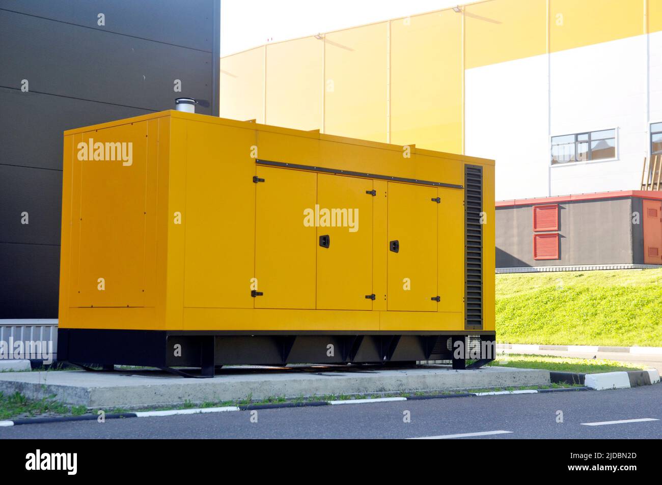 Stationary diesel generator for emergency power supply of modern ...