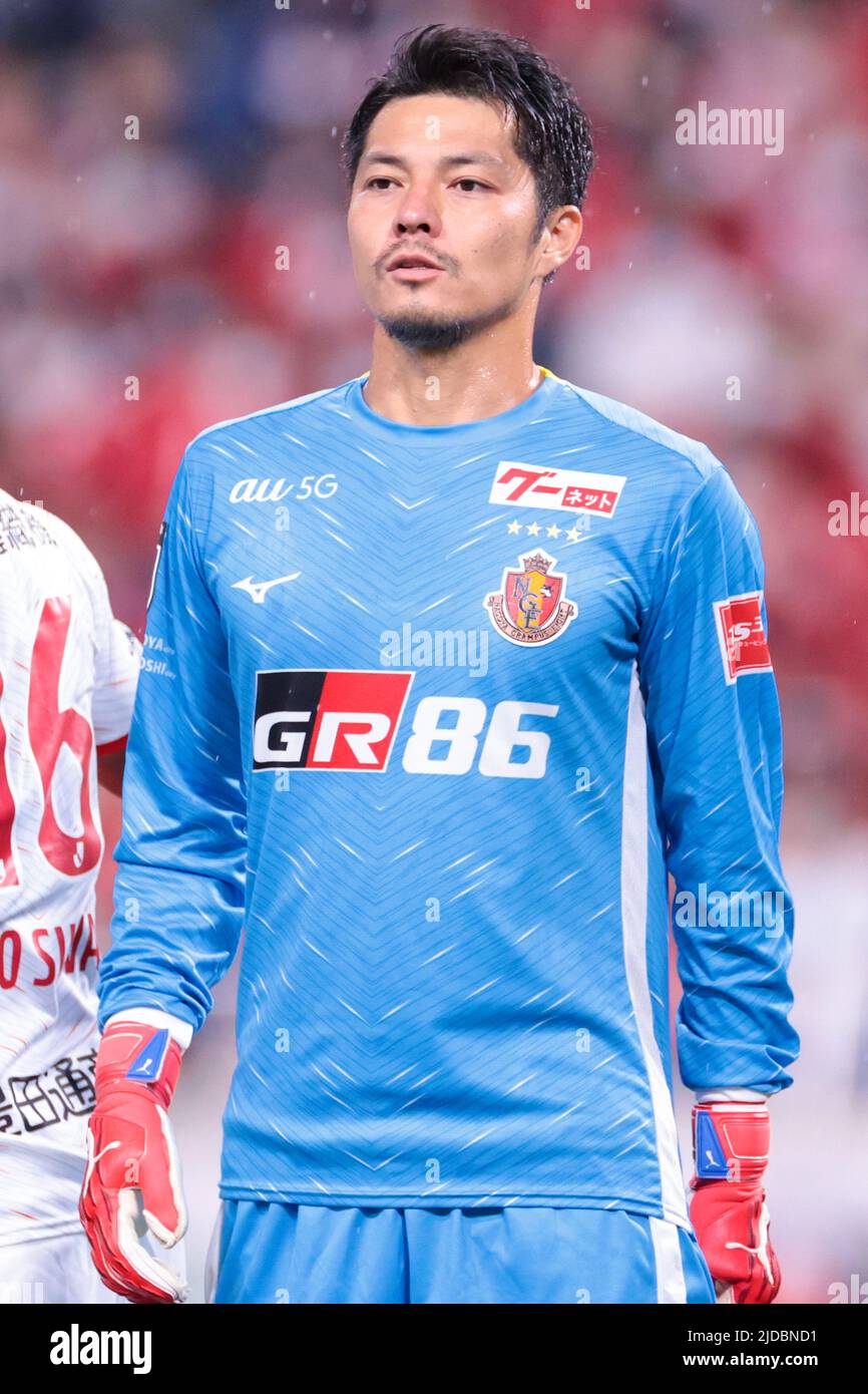 Saitama, Japan. 18th June, 2022. Yohei Takeda (Grampus) Football/Soccer ...