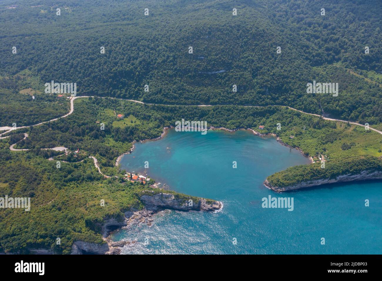Beautiful landscape of Gideros Bay - Cide, Kastamonu, Turkey Stock ...
