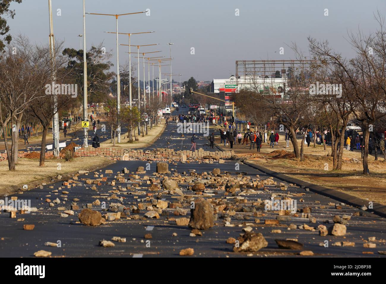 Service delivery protest south africa hi-res stock photography and ...