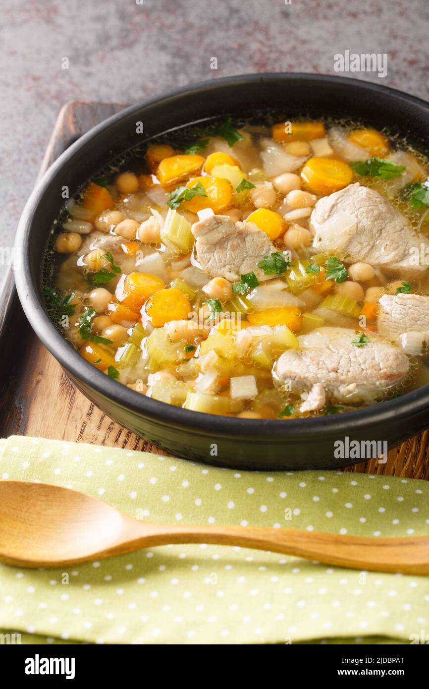 Italian Minestra dei morti or soup of the dead, is traditionally eaten ...