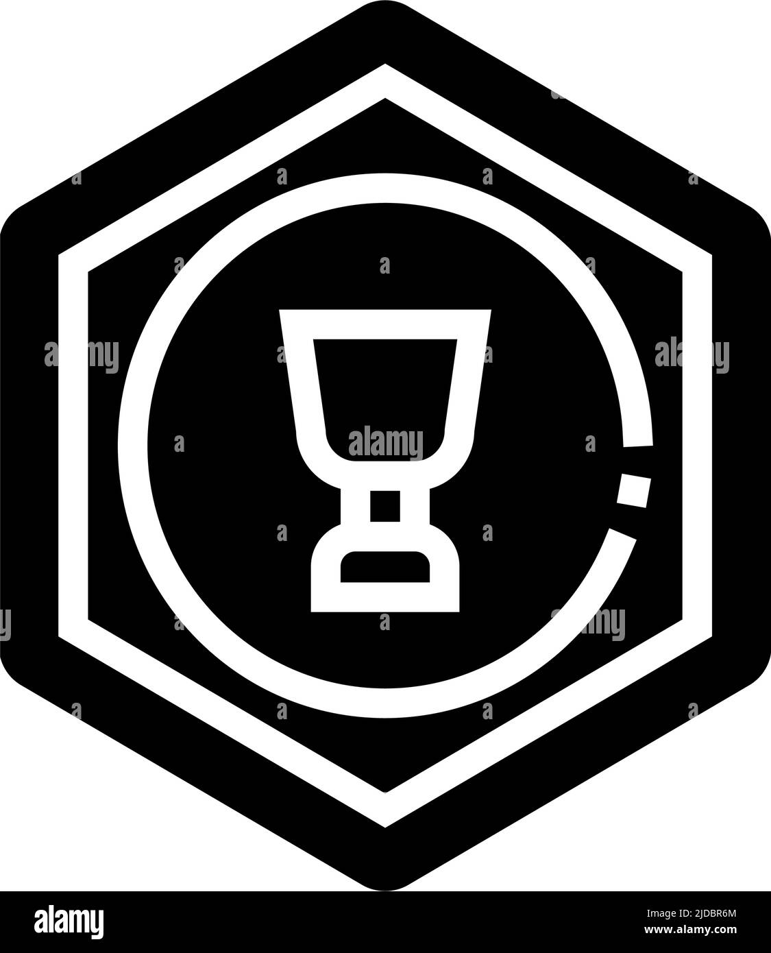 golden game medallion glyph icon vector illustration Stock Vector Image ...