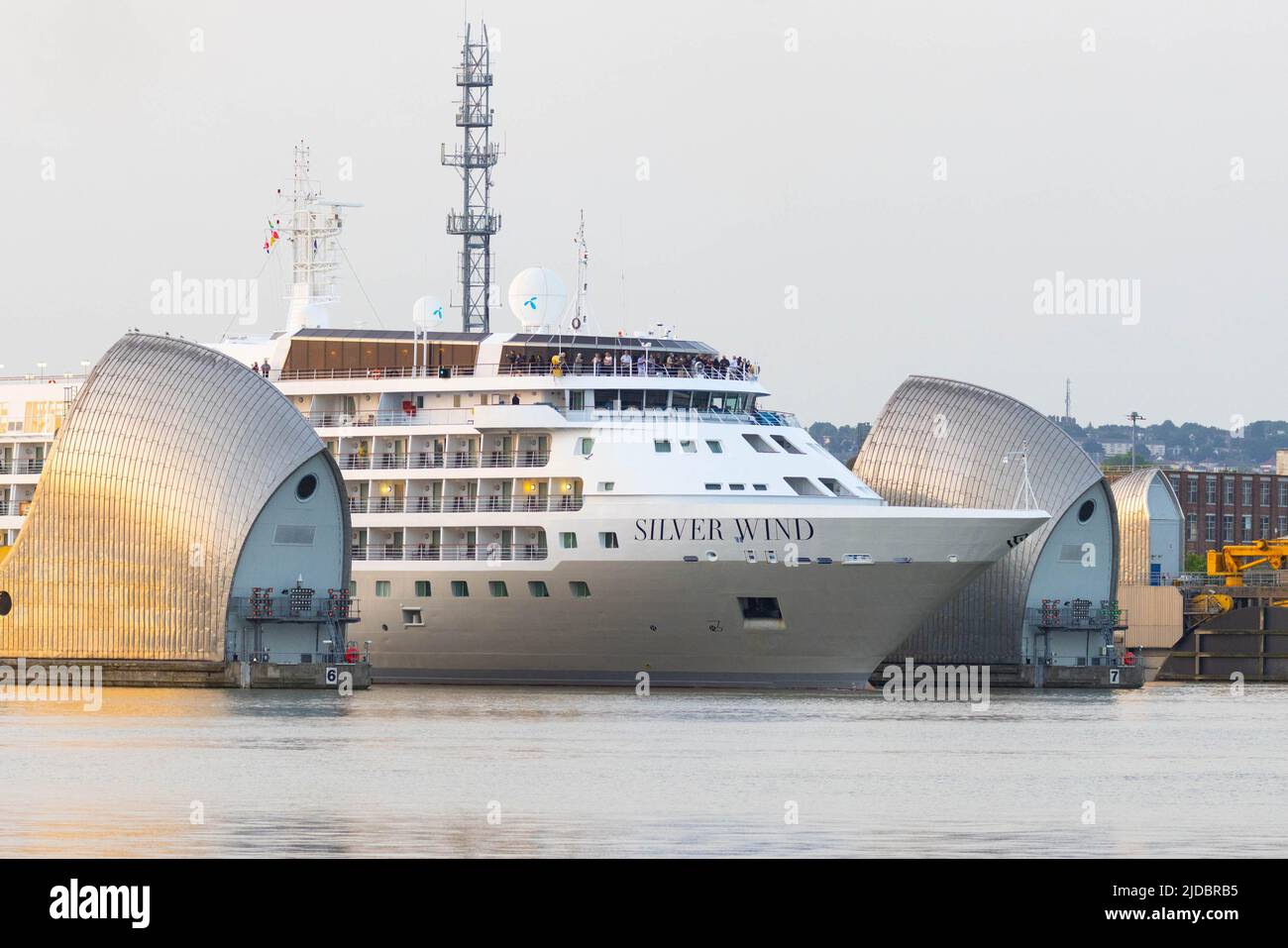 Silver wind at the thames barrier hi-res stock photography and images ...