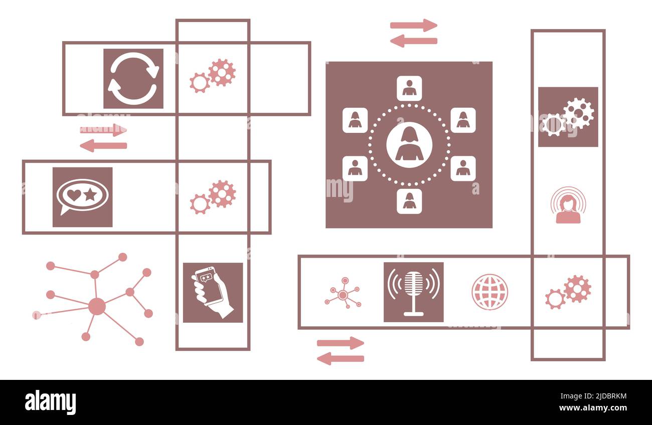 Social media influencer phone Cut Out Stock Images & Pictures - Alamy