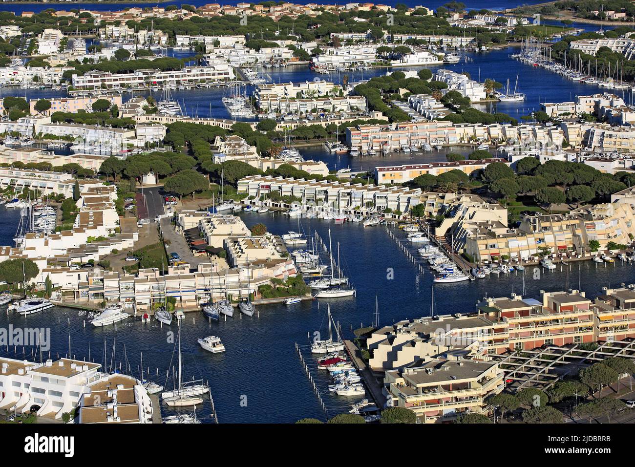 France, Gard, Le Grau-du-Roi Port Camargue, one of the largest marina ...