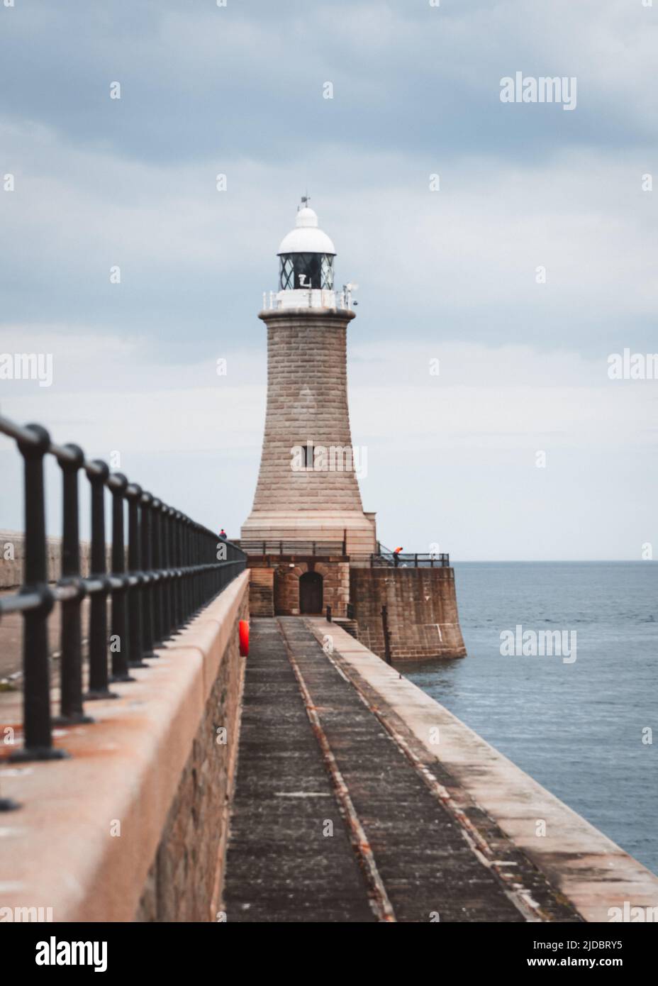The North Pier at Tynemouth on the River Tyne Stock Photo - Alamy