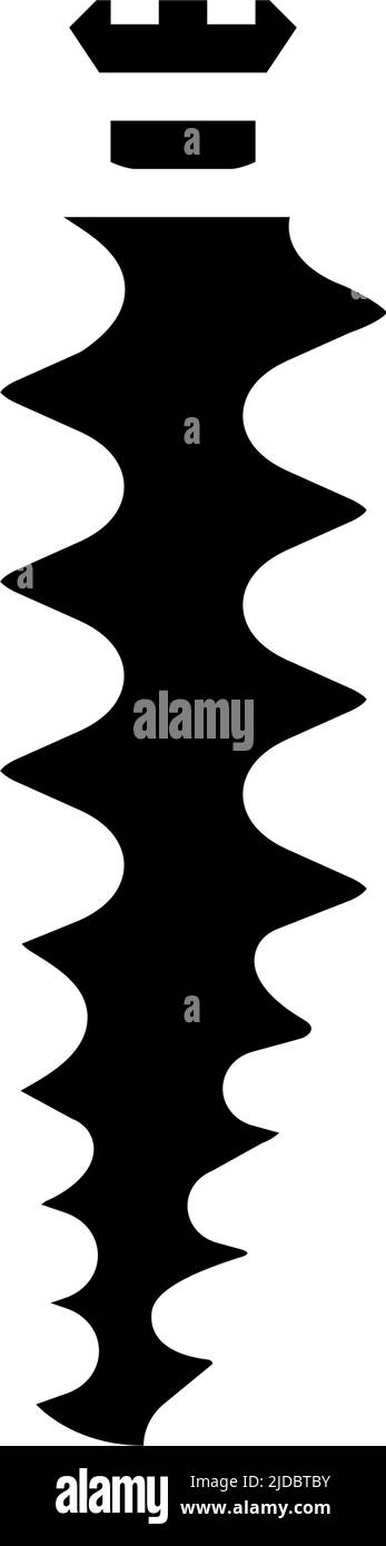 coily hair accessory glyph icon vector illustration Stock Vector Image ...