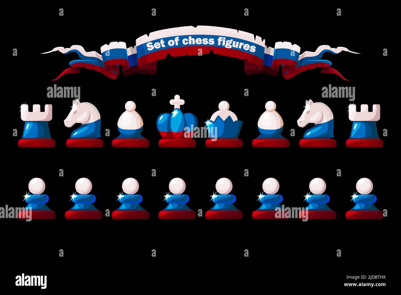 Russian chess set hi-res stock photography and images - Alamy