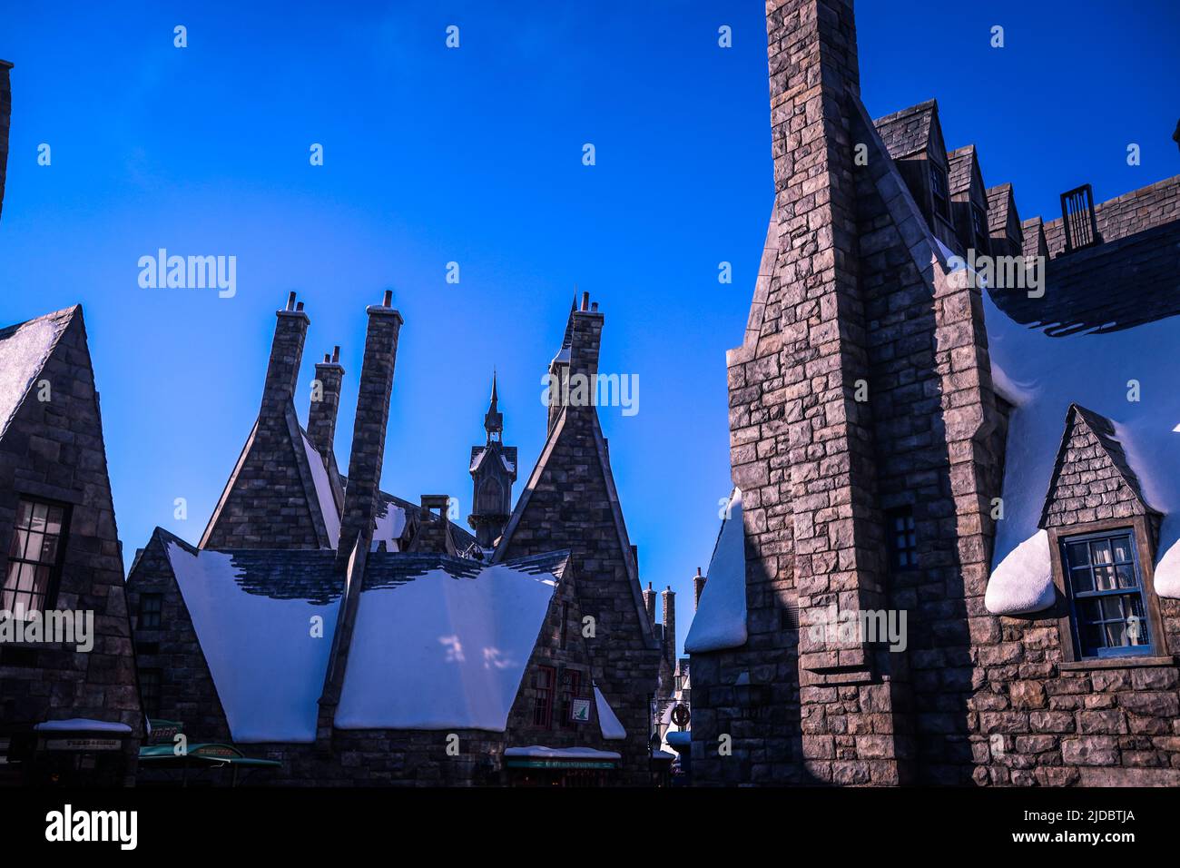 Osaka, Japan - January 07, 2020: View to the Magical World in the ...