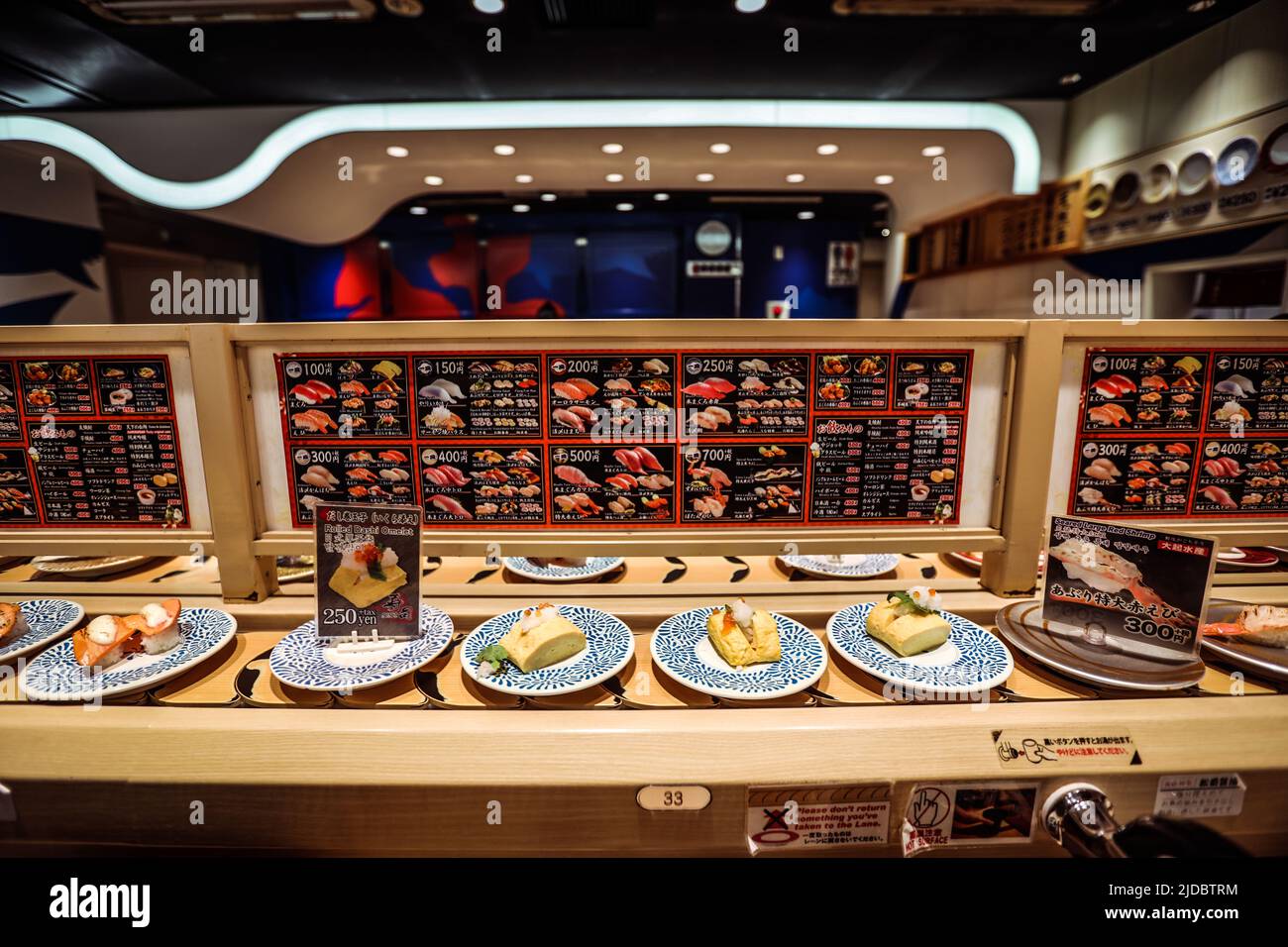 Osaka, Japan - January 08, 2020: Sushi Belt Restaurant in the City ...