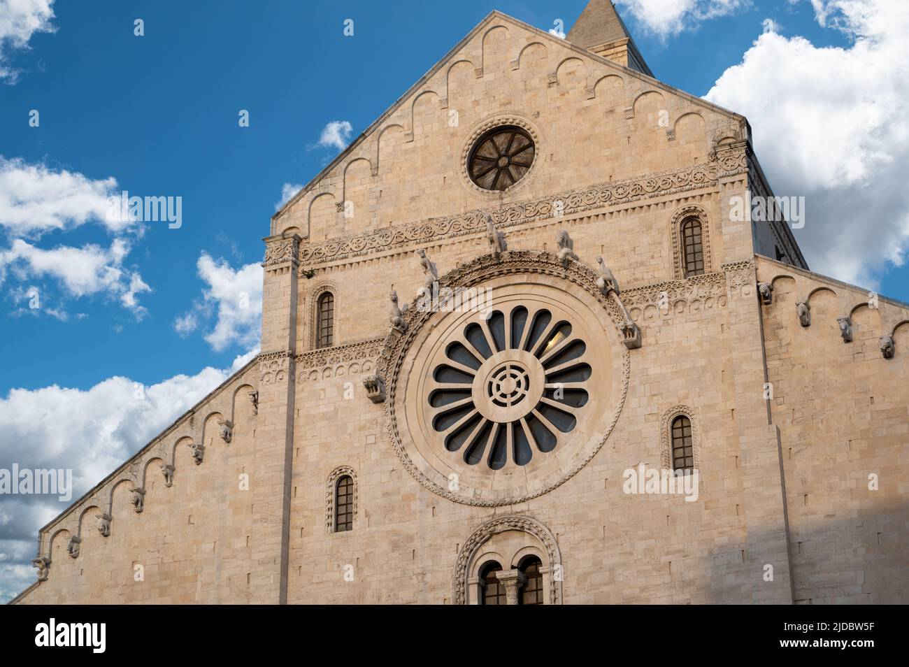 Bari, Puglia, Italy. August 2021. In the historic center, the old Bari ...