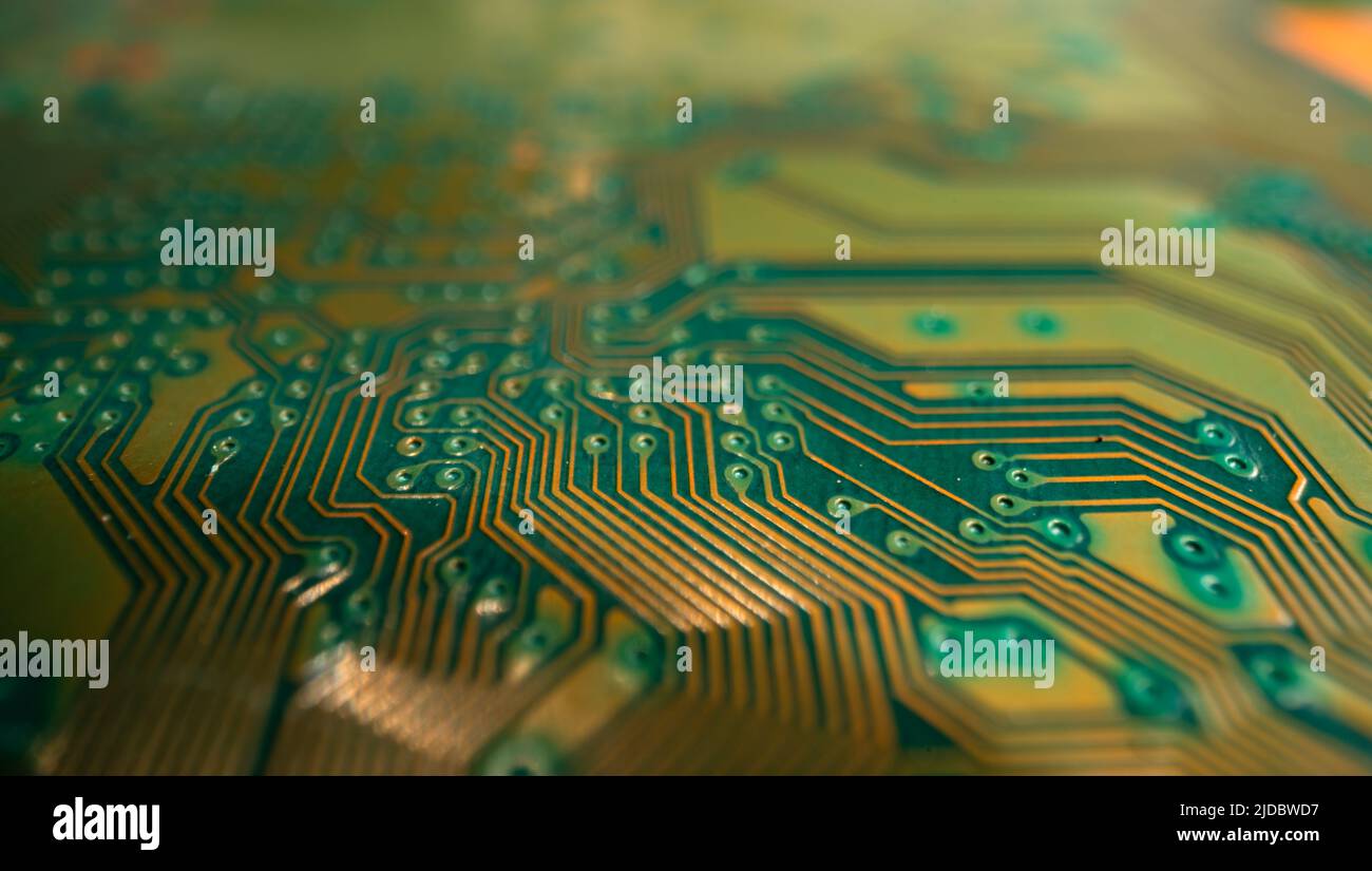 Electronic circuit board background. Abstract digital technology background. Electronic computer ...