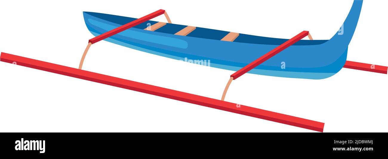 Indonesian jukung Stock Vector Images - Alamy