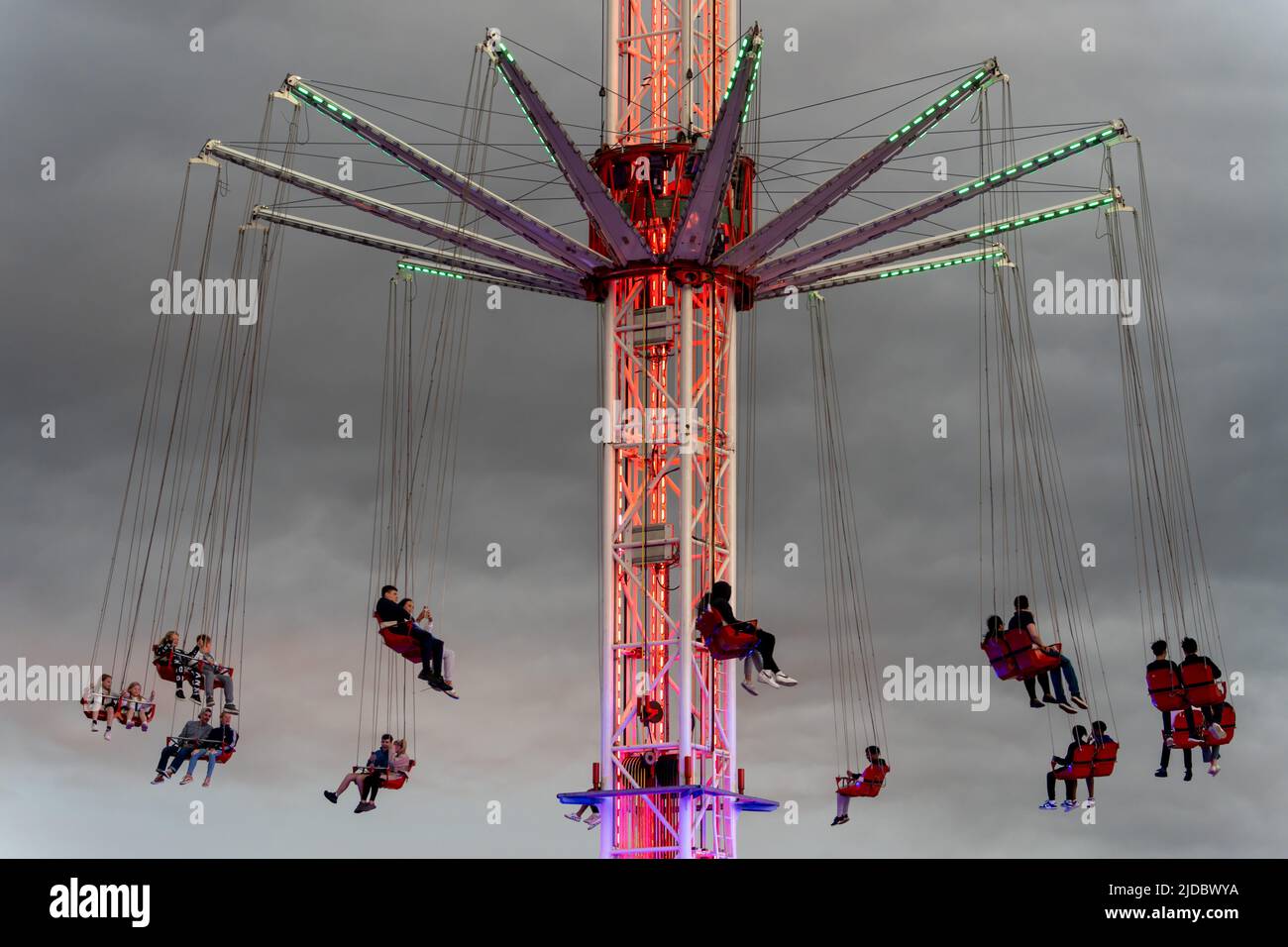 High above the fairground hi-res stock photography and images - Alamy