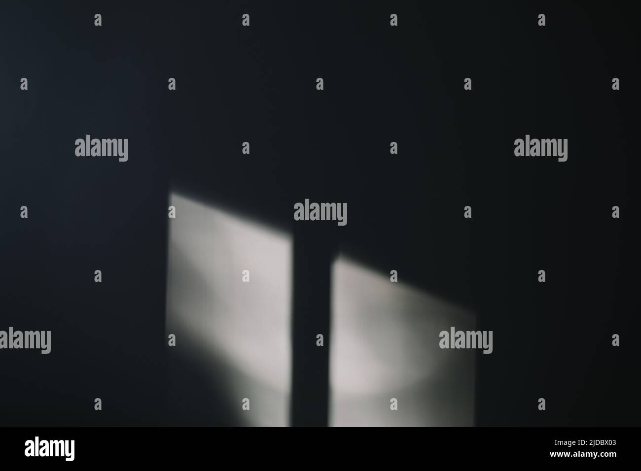 Abstract background with window shadow and sunlight on gray concrete ...