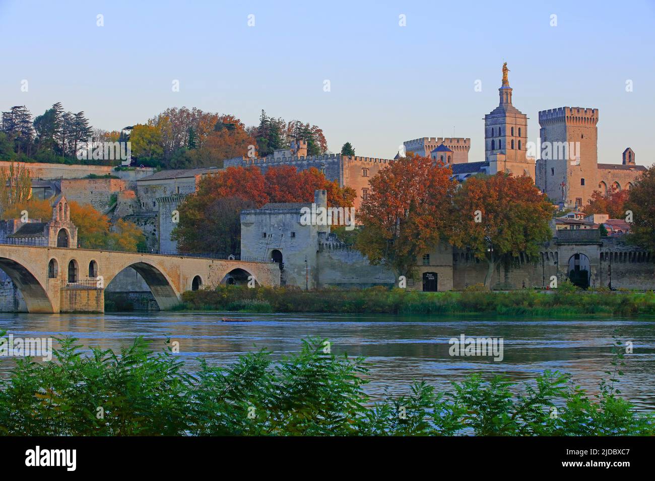 France, Vaucluse Avignon historic city classified as UNESCO World ...