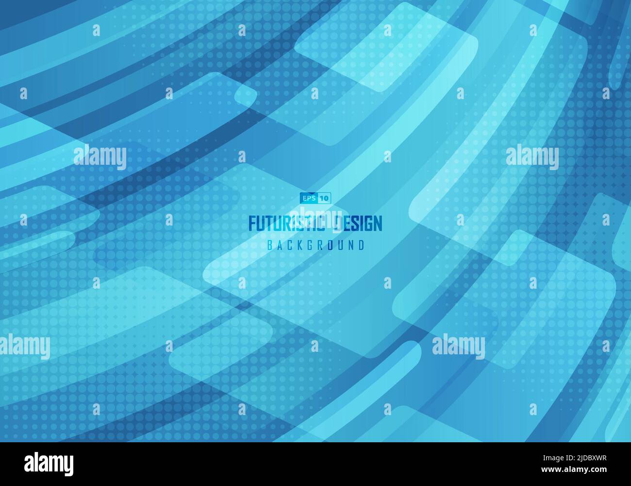 Vector blue tech background hi-res stock photography and images - Alamy