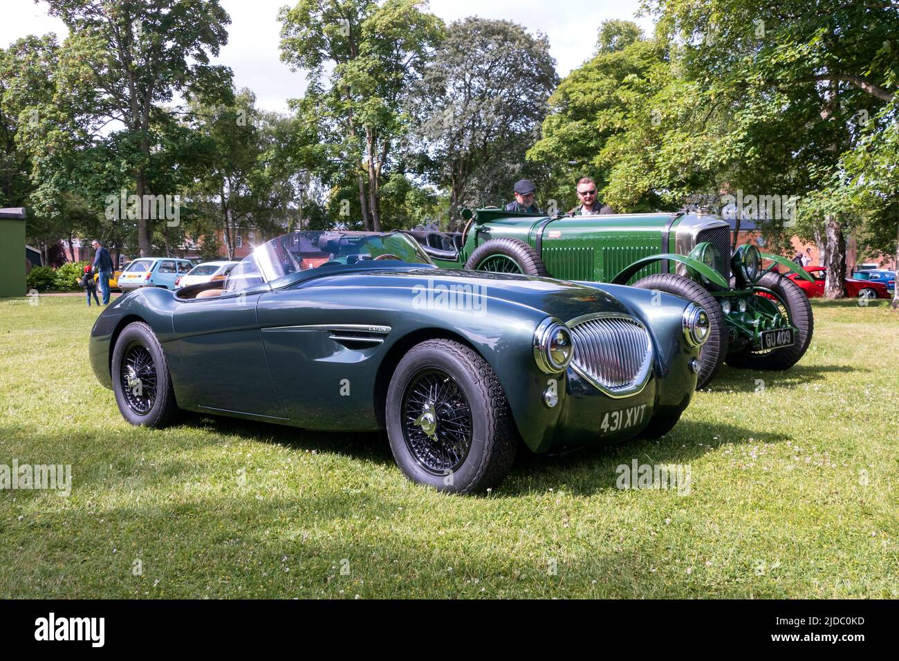 Caton Healey on display at the June 2022 Bicester Heritage Scramble ...