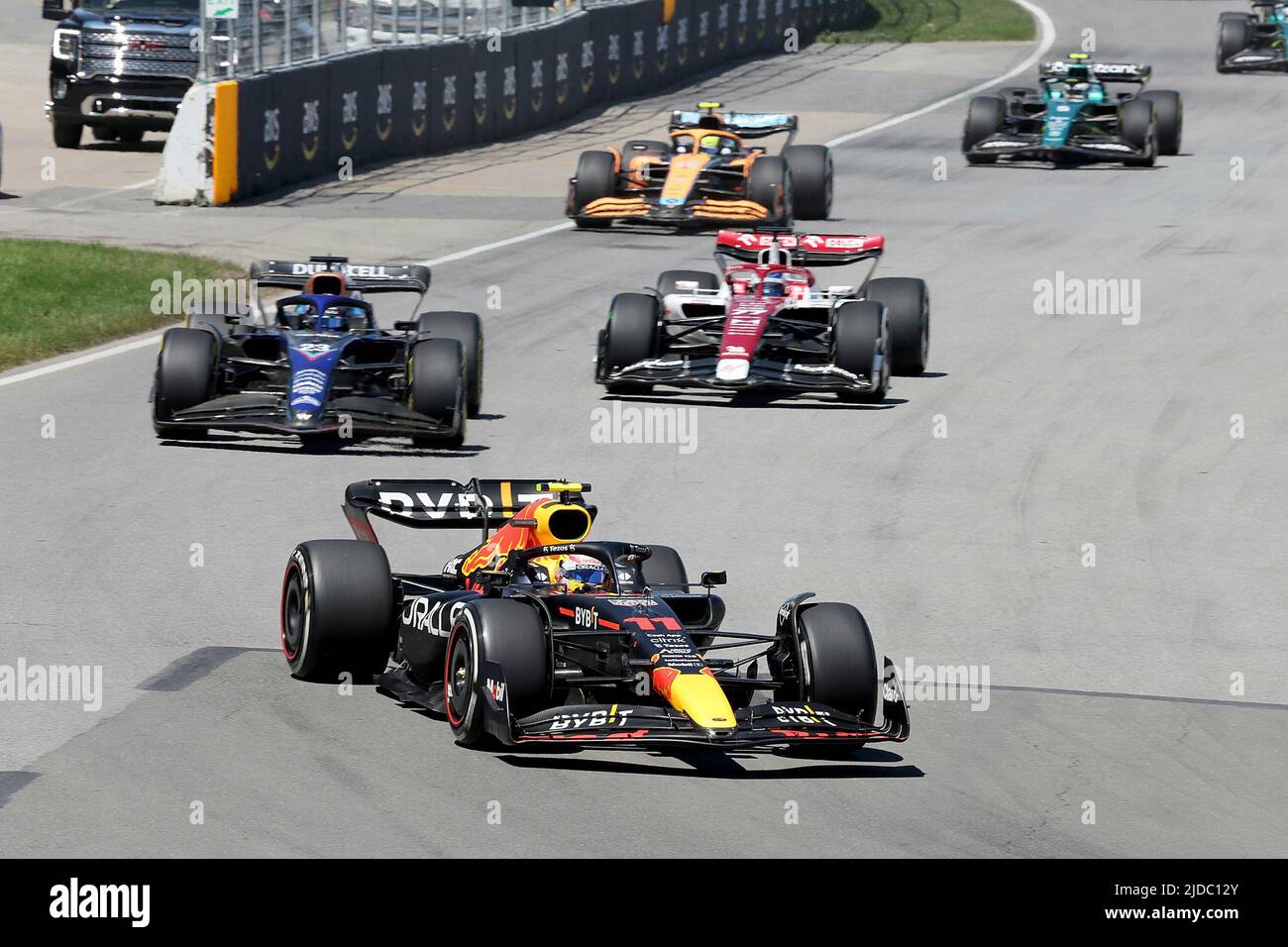 06/19/2022, Circuit Gilles-Villeneuve, Montreal, FORMULA 1 AWS GRAND PRIX DU CANADA 2022, in the ...