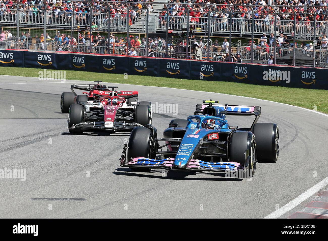 June 19, 2022, Circuit Gilles-Villeneuve, Montreal, FORMULA 1 AWS GRAND PRIX DU CANADA 2022, in ...
