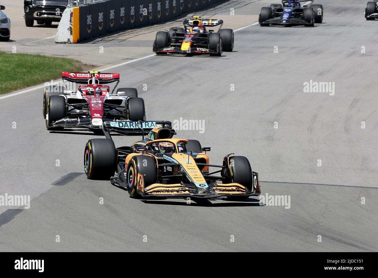 06/19/2022, Circuit Gilles-Villeneuve, Montreal, FORMULA 1 AWS GRAND PRIX DU CANADA 2022, in the ...