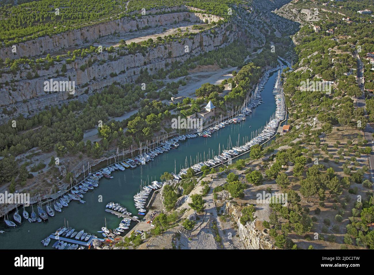 Aerial view port pin hi-res stock photography and images - Alamy
