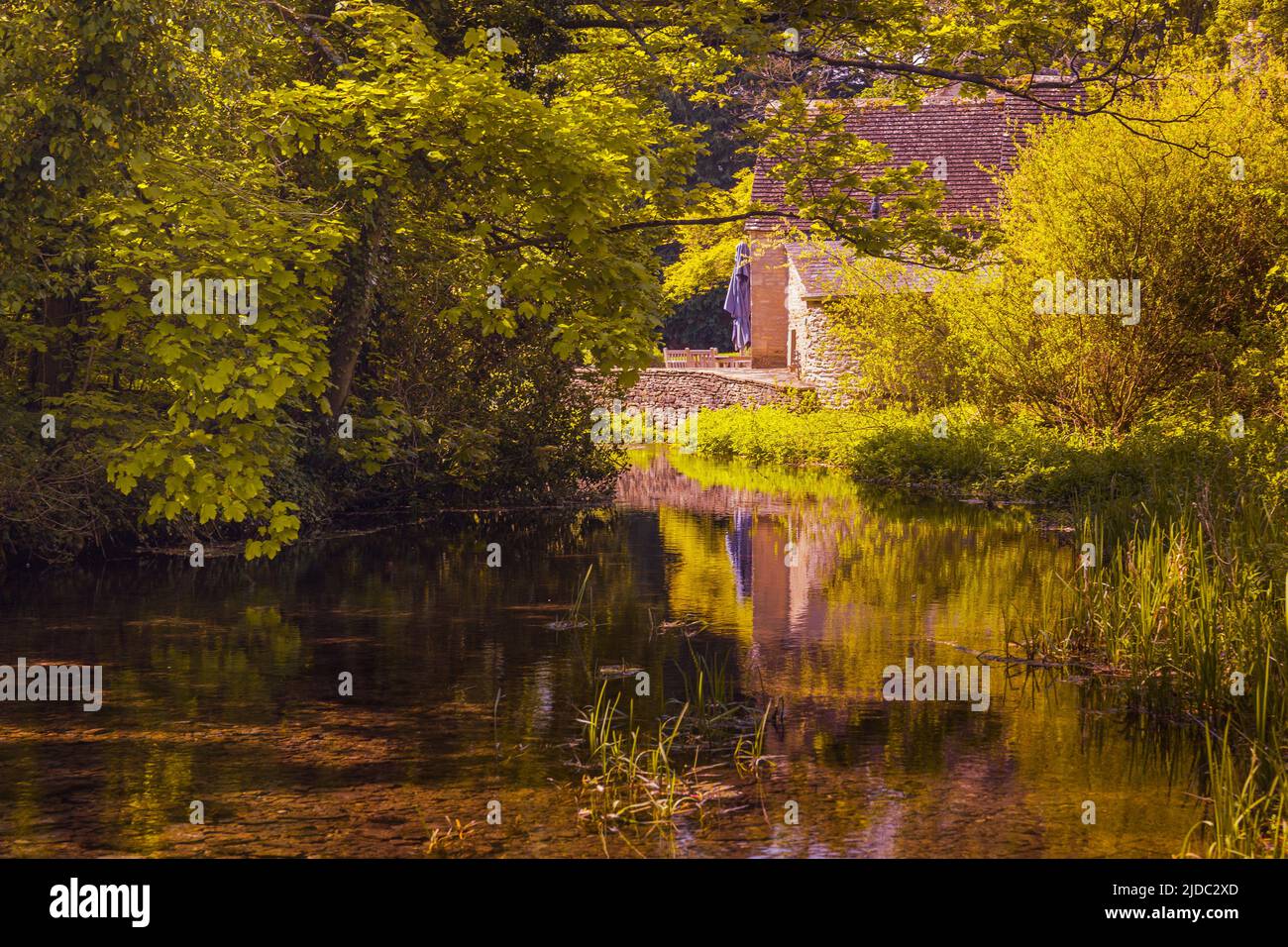River Leach; at Eastleach, Gloucestershire Stock Photo - Alamy