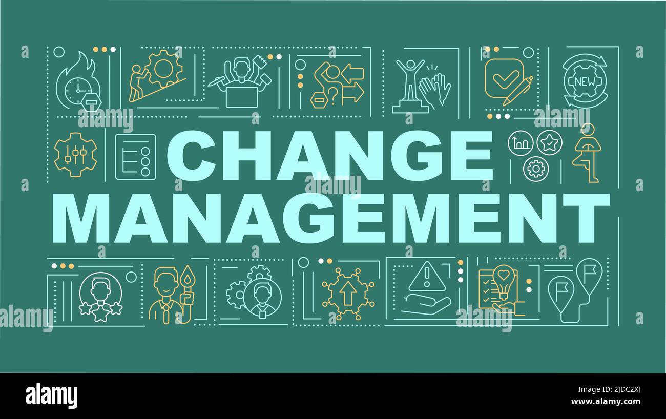 Change management word concepts green banner Stock Vector Image & Art ...