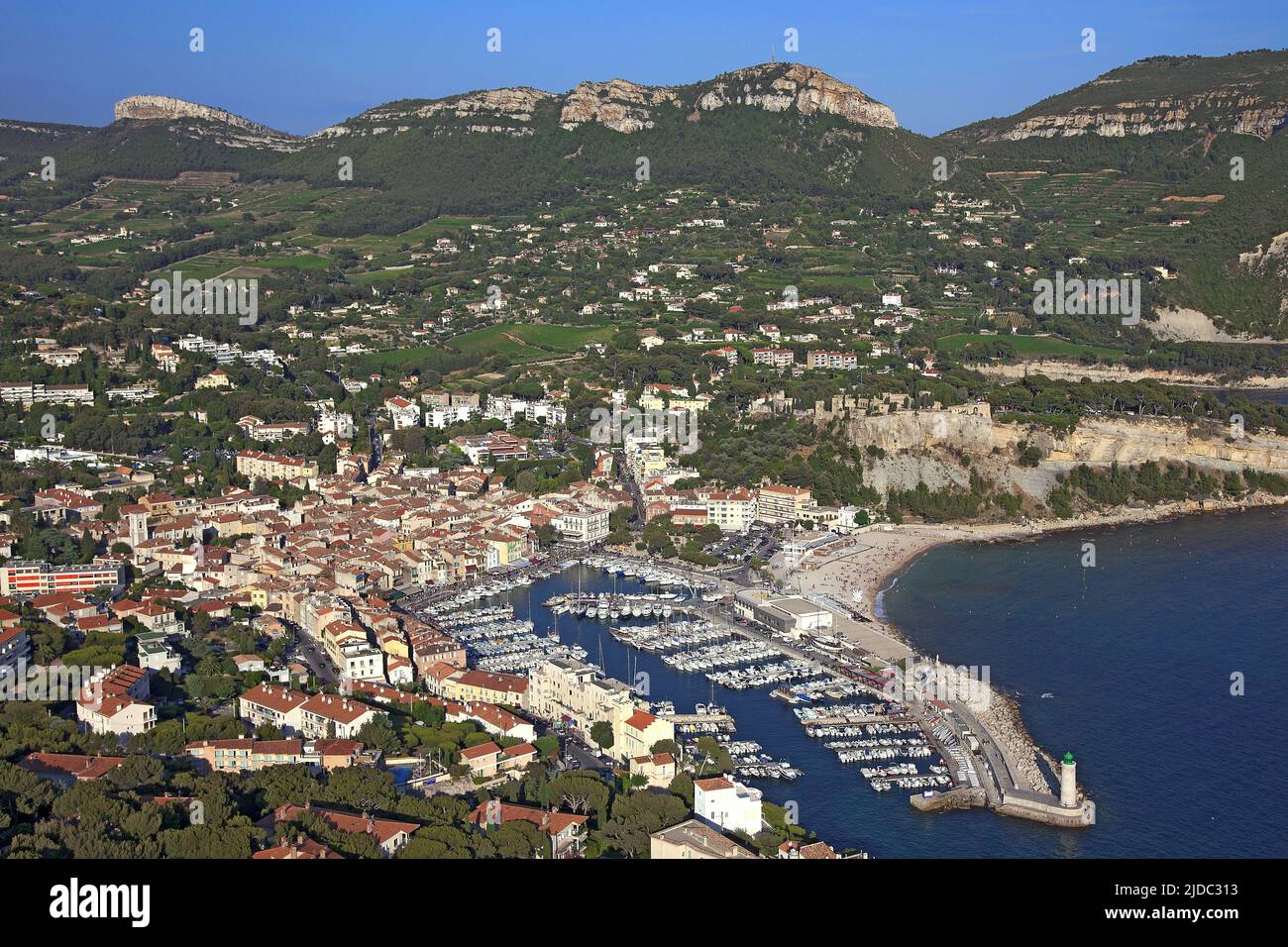 Cassis, france aerial hi-res stock photography and images - Alamy