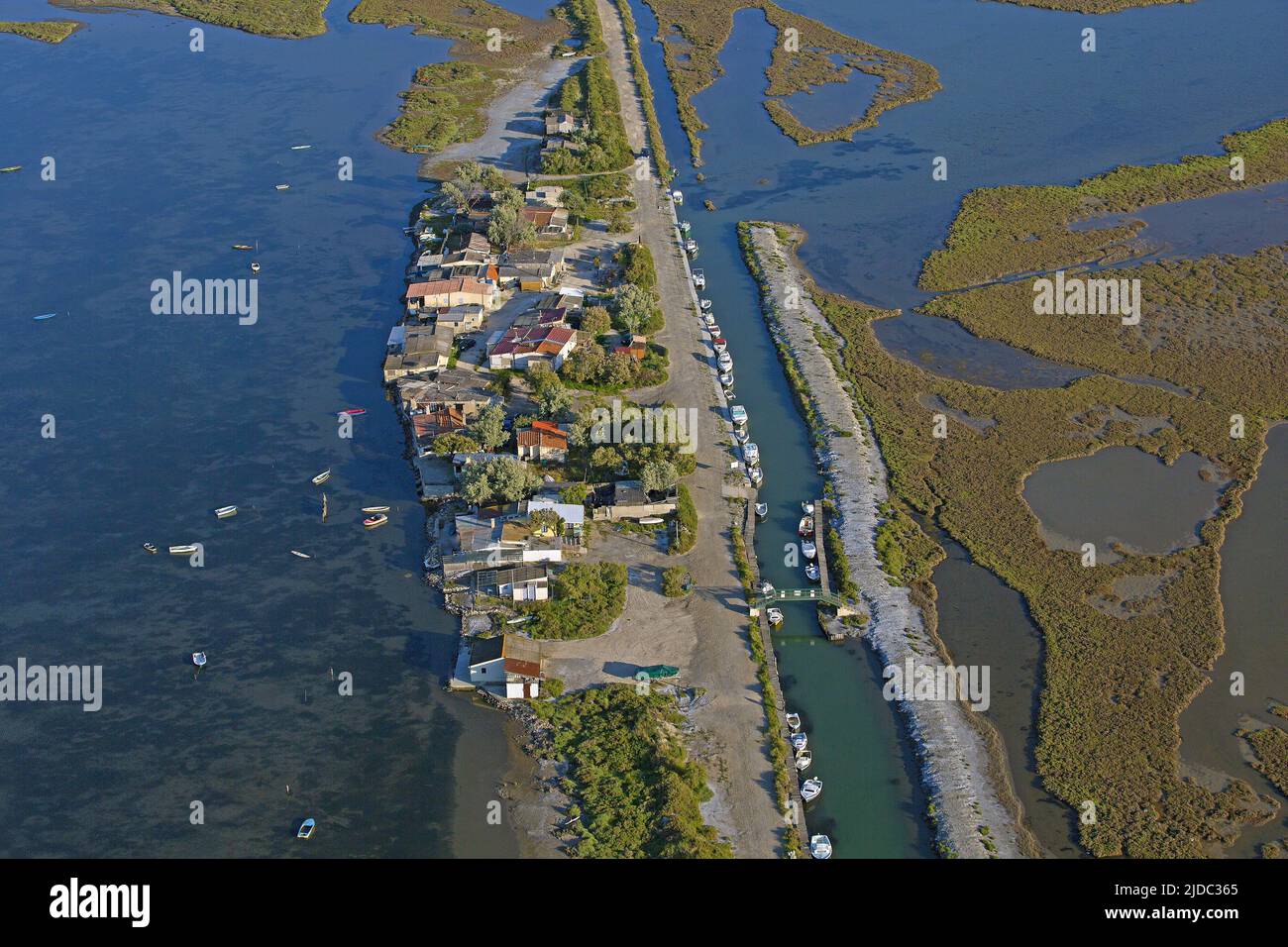 France, Bouches-du-Rhône Rhône delta, the Camargue delta, the Barracks ...