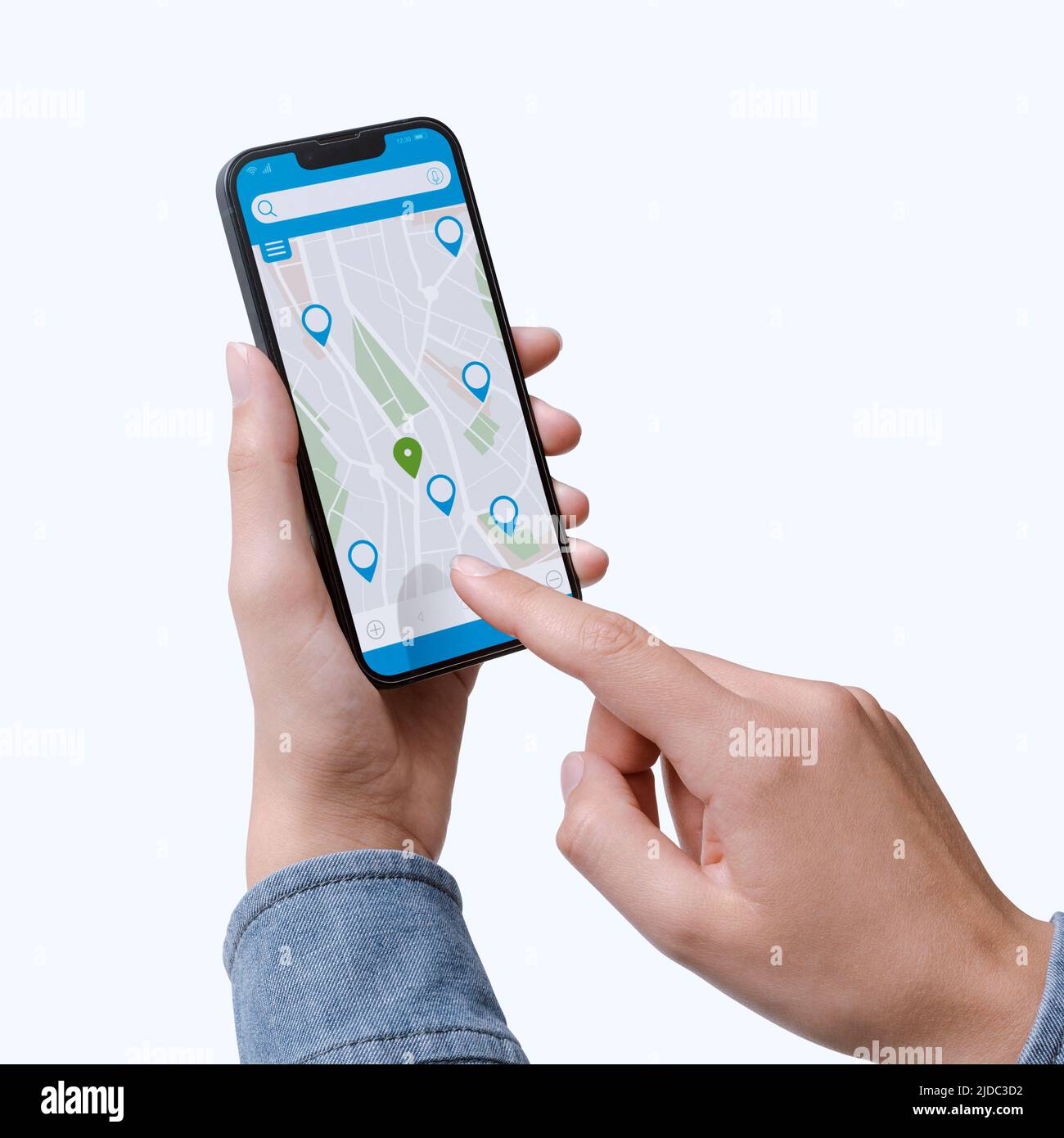 Using a maps hi-res stock photography and images - Alamy