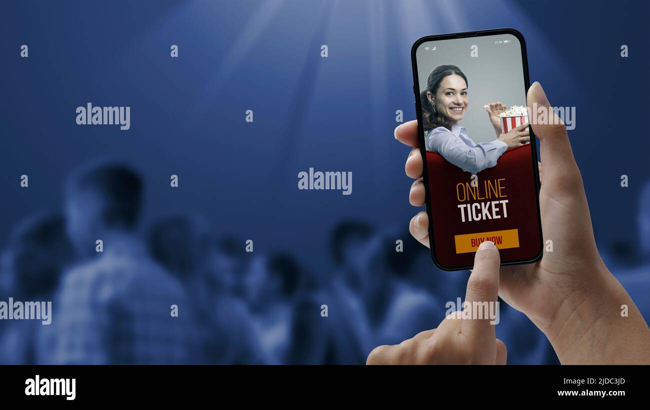 Ticket cinema queue hi-res stock photography and images - Alamy