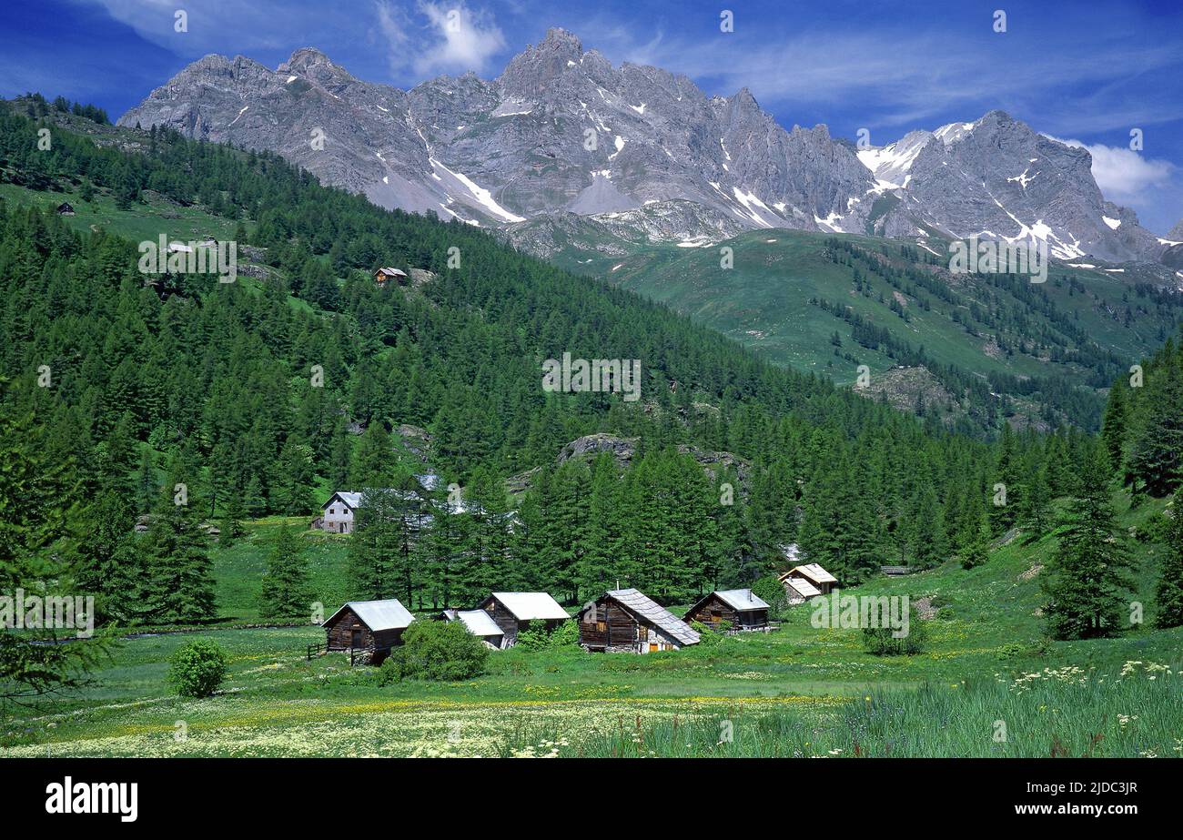 France, Hautes-Alpes Névache, the Clarée valley Stock Photo - Alamy