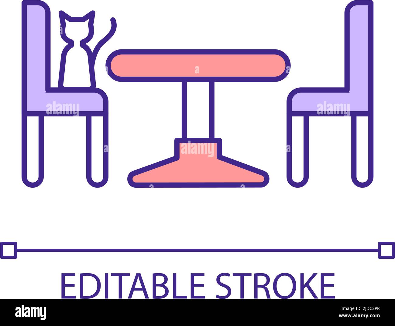 Feline cafe Stock Vector Images - Alamy