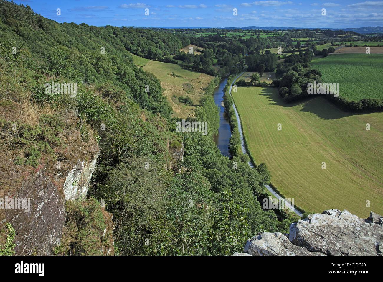 France, Manche Torigny-les-Villes, Torigni-sur-Vire, viewpoint of the ...