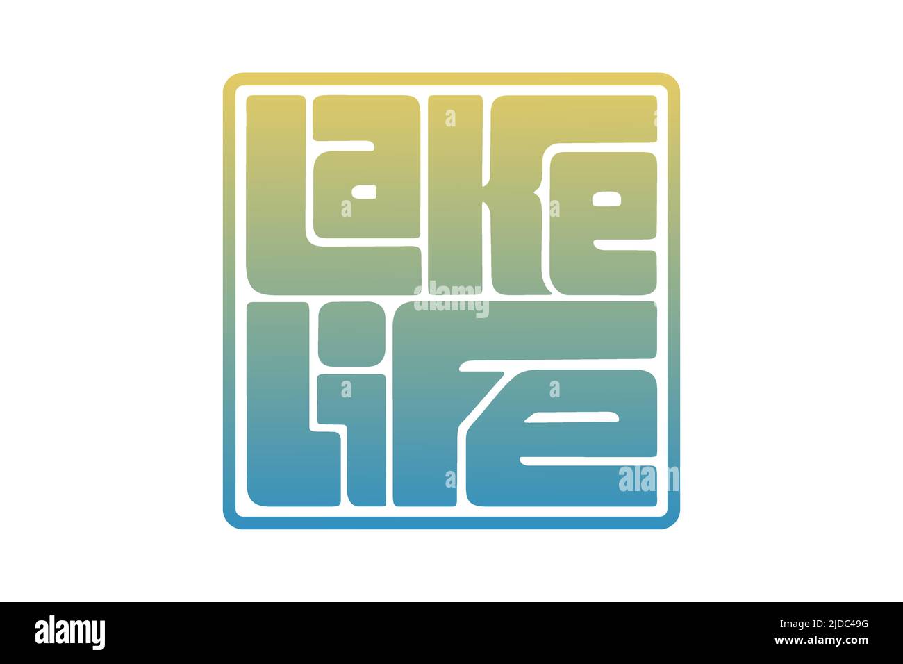 Lake Life logo design Stock Vector Image & Art - Alamy