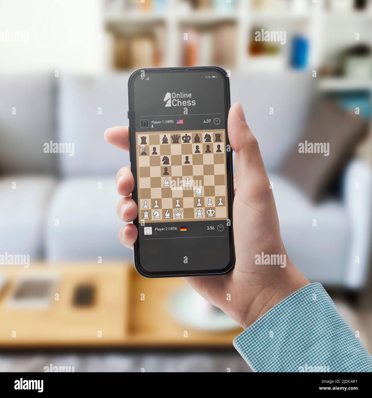 Playing chess online hi-res stock photography and images - Alamy
